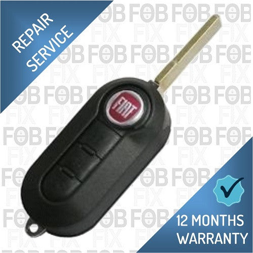 Fiat 3 button key fob repair service – FobFix